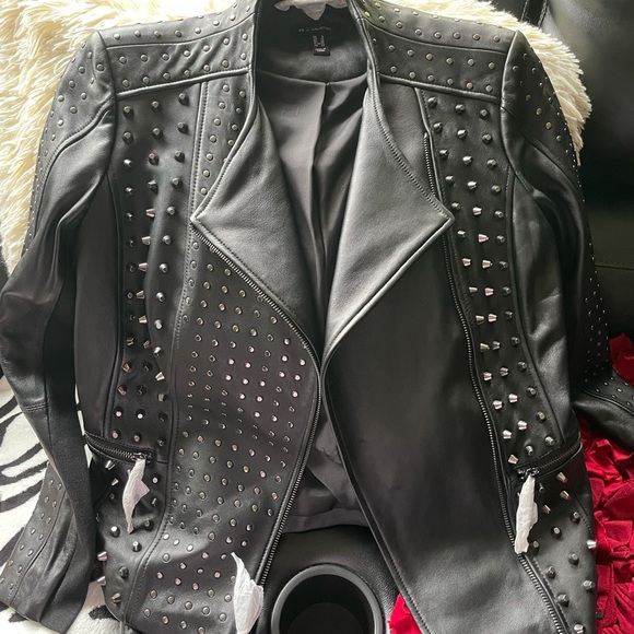 Jackets & Coats | H By Halston Leather Jacket | Poshmark